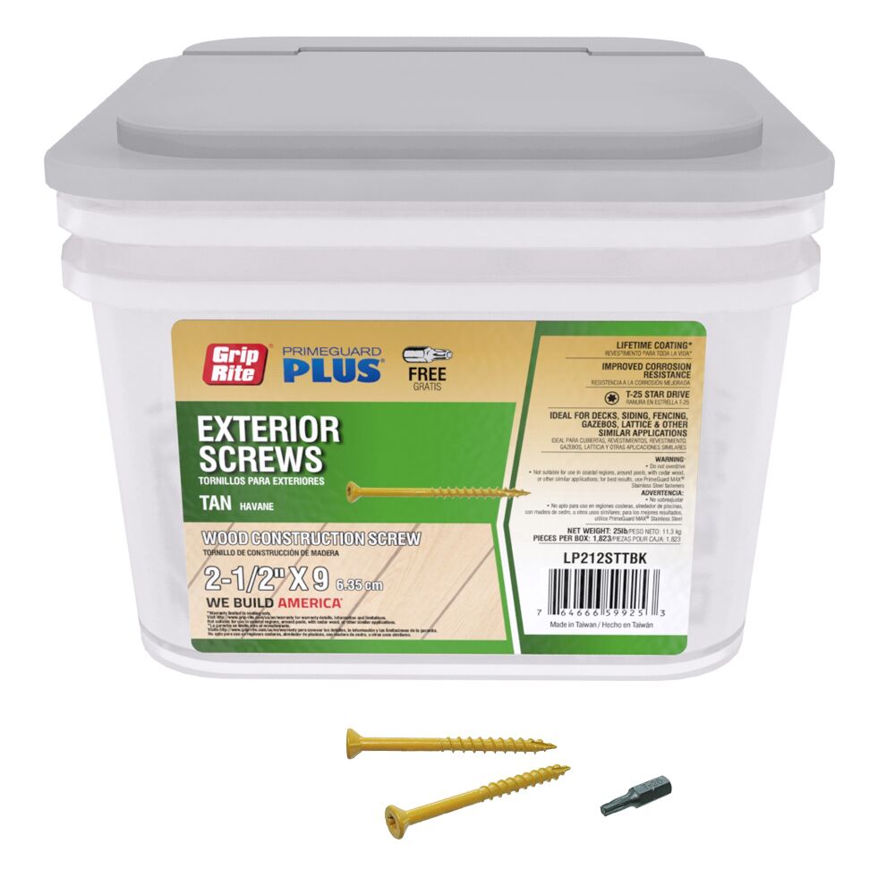 Primeguard Plus Exterior Coated Screws - LockeyUSA™